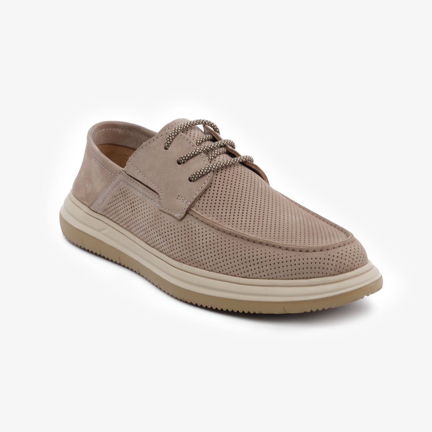 5Y1FA64695 Men's Fawn Nubuck Genuine Leather Oxford Shoes – Greyder