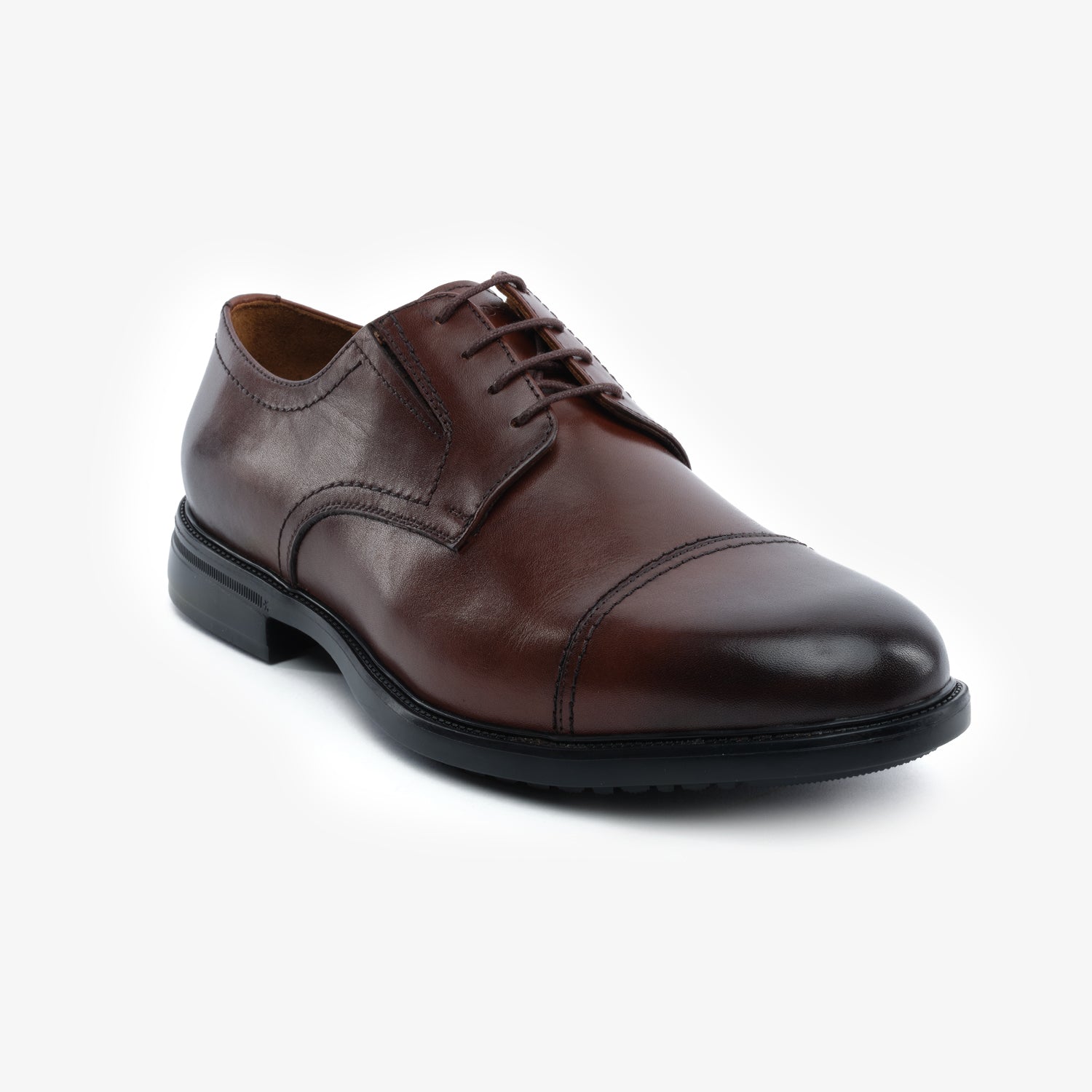 5Y1KA64706 Men's Brown Genuine Leather Classic Shoes – Greyder