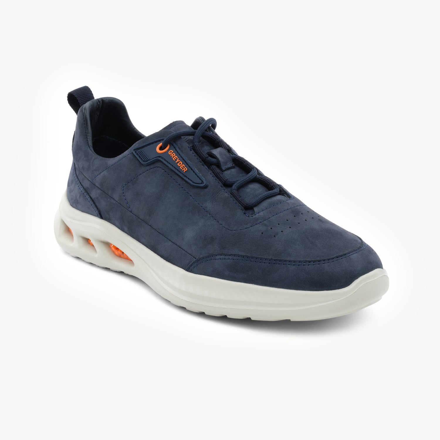 5Y1SA18412 Men's Navy Genuine Leather Sports Shoes – Greyder