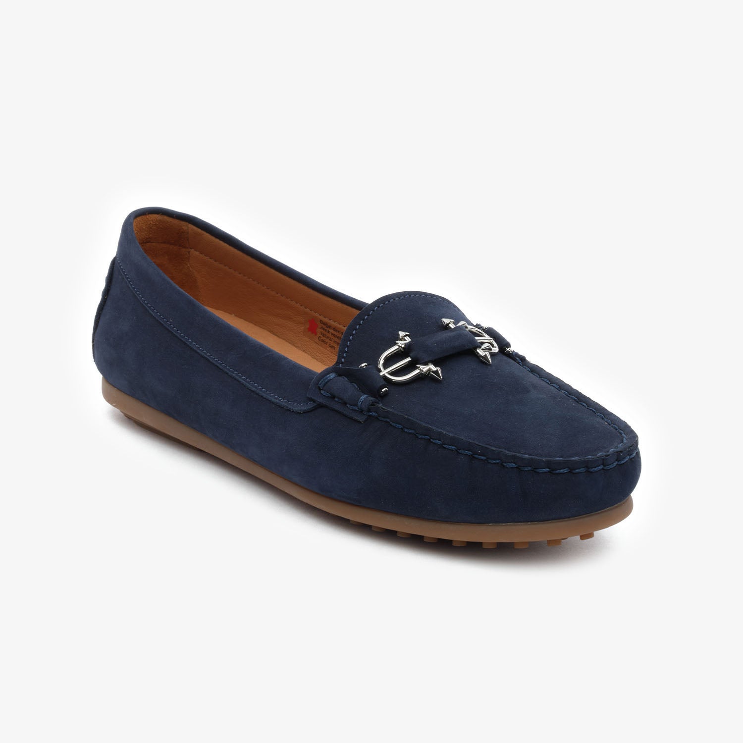 5Y2WA57725 Women's Navy Genuine Leather Loafers – Greyder