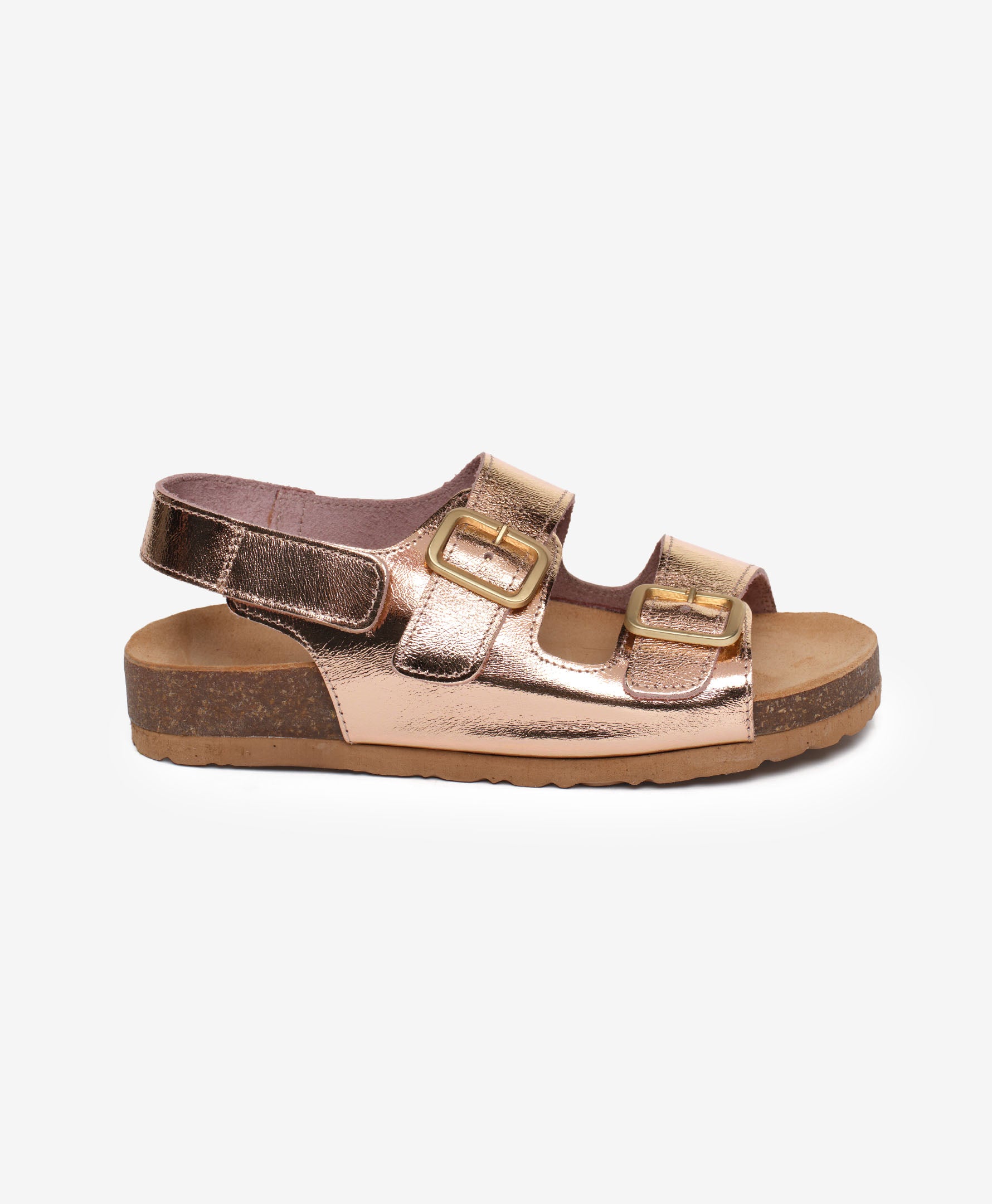 5Y5ZS59645 Girls' Copper Genuine Leather Sandals – Greyder